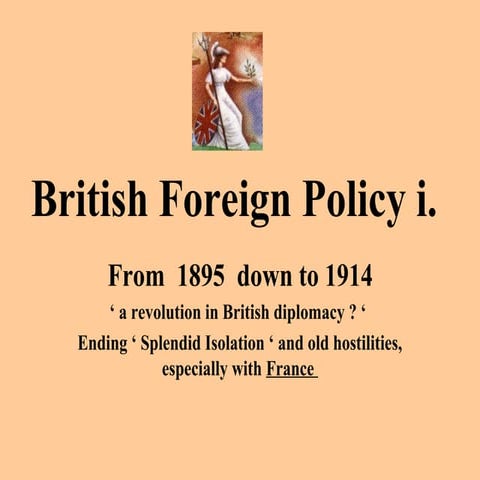 AS History - British Foreign Policy 1.1 | PPT