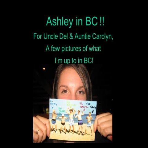 Ashley in BC | PPT