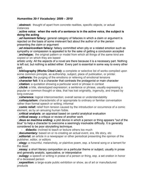 English 9 - Literary Devices | PPT