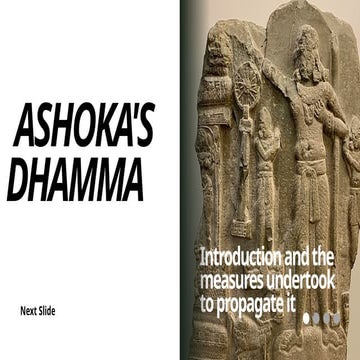 ashoka's dhamma and his policies Ashoka's Dhamma.pptx