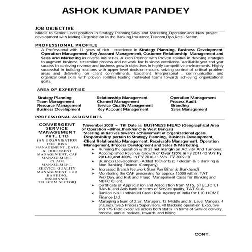Ashok pandey cv | PDF