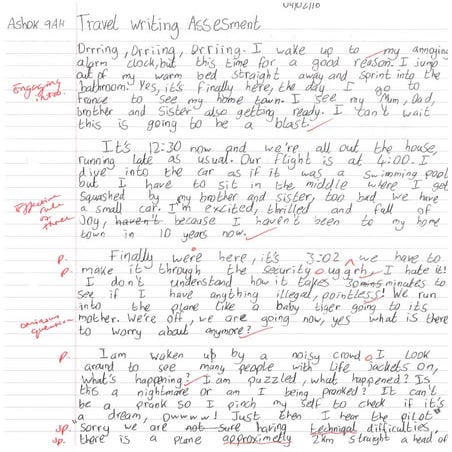 Ashok Year 9 Travel Writing assessment | PDF