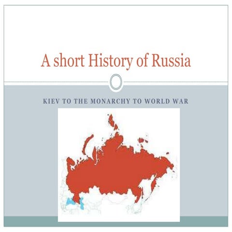 A short history of russia | PPTX
