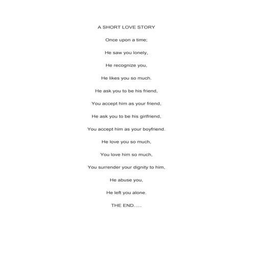 A short love story | PDF