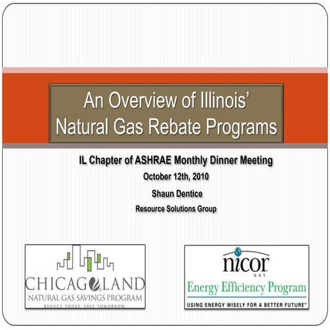 Natural Gas Rebate Programs | PPTX