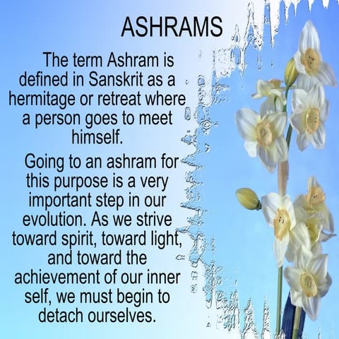 Ashrams | PPT