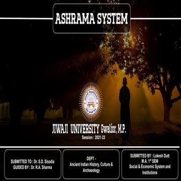 ASHRAM SYSTEM | PDF