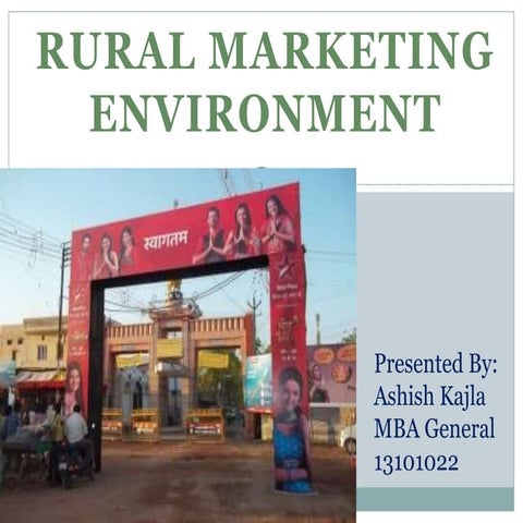 rural environment | PPTX