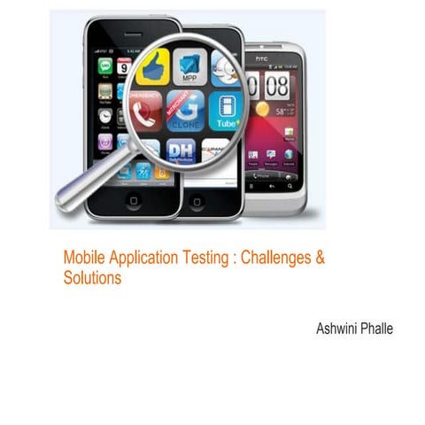 Mobile Application Testing Pdf Computer Software And Applications Computing