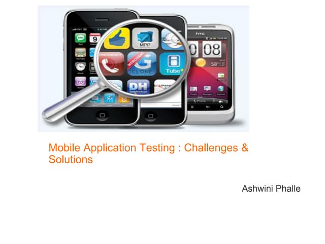 Mobile Application Testing Pdf Computer Software And Applications Computing