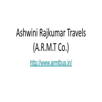 Ashwini Rajkumar Travels | Bus Booking | Reasonable Bus Tickets | PDF