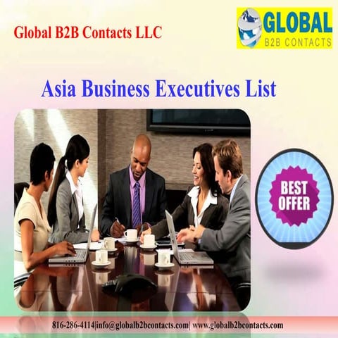 Asia business executives list | PPTX | Email | Internet