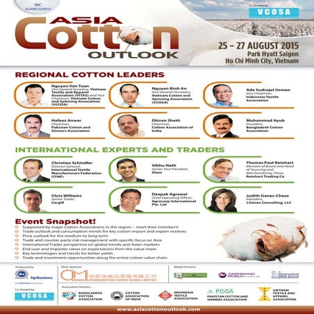 Asia Cotton Outlook 2015 | PDF