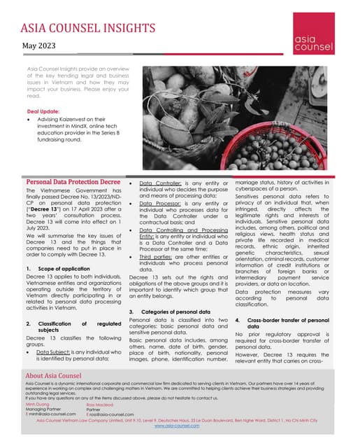 Digital personal data protection act, 2023.pptx | Internet Safety ...