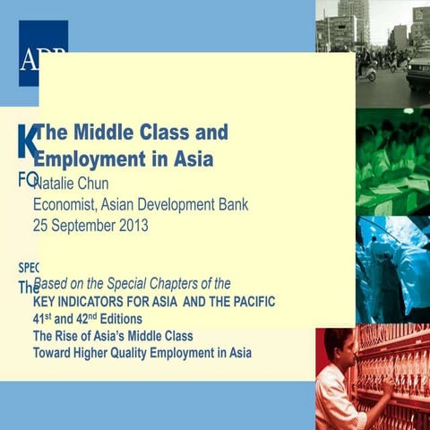The Middle Class and Employment in Asia | PPTX