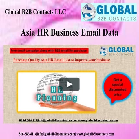 Hr executive email lists | PPTX
