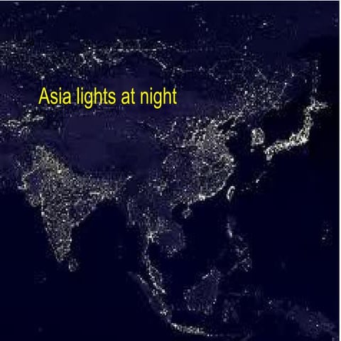 Asia lights at night slideshow | PPT