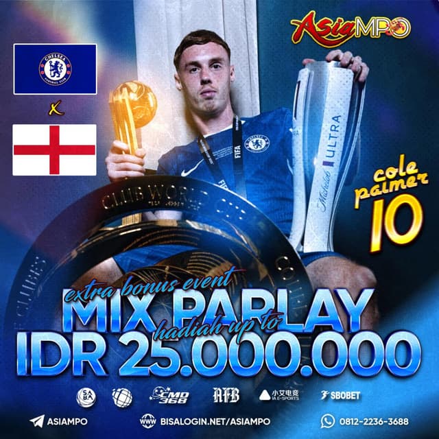 ASIAMPO EXTRA BONUS EVENT MIX PARLAY HADIAH UP TO IDR 25.000.000