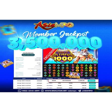 ASIAMPO MEMBER JACKPOT JUTAAN DALAM WAKTU SEKEJAP | PDF