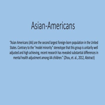 Asian Americans | PPTX