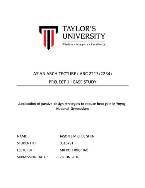 Case study School Design | PPTX