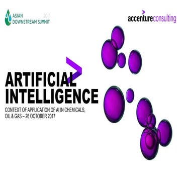 Artificial Intelligence: Context of application of AI in Chemicals | PPTX