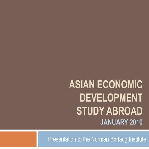 Asian economic development | PPTX