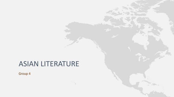 21st century asian literature | PPT
