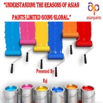 Asian paint ppt | PPTX