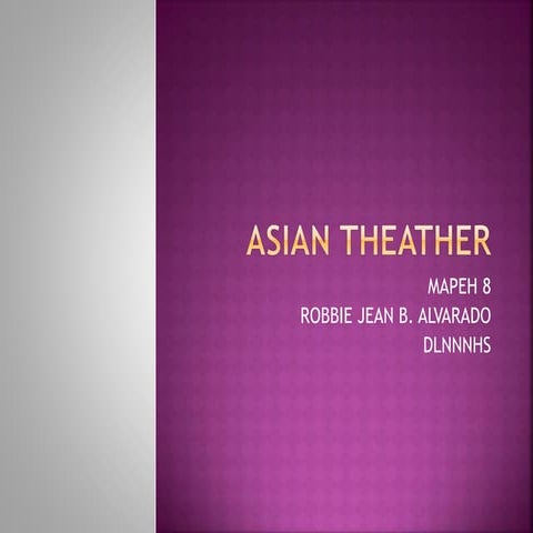4th quarter music 8 traditional asian theater | PPTX