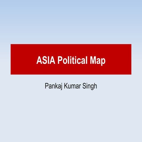 Asia political map | PPT