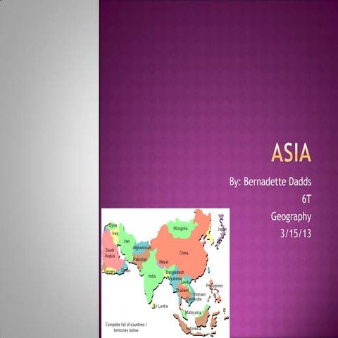 Asia power point | PPTX