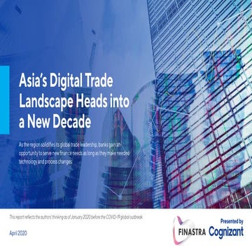 Asia's Digital Trade Landscape Heads into a New Decade | PDF