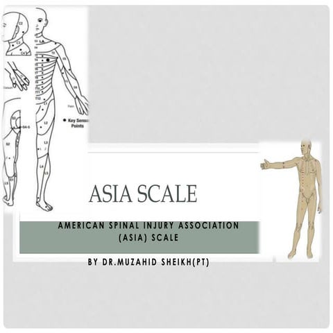 ASIA SCALE FOR SPINAL CORD INJURY ASSESSMENT | PPT