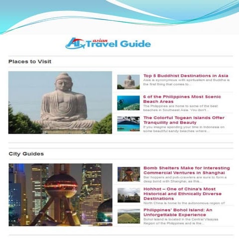 Asia travel guide | PPSX | Asia Travel | Travel Locations