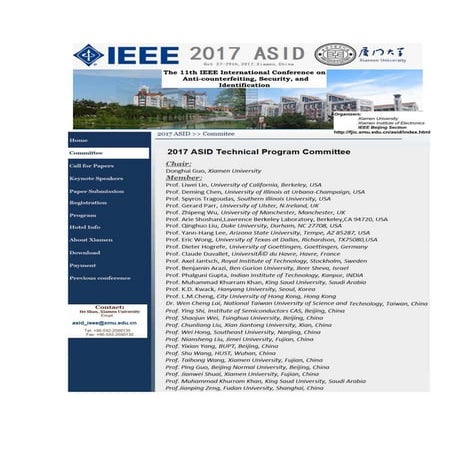 ASID 2017 TPC 賴文政博士 | PDF