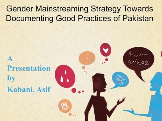 Gender mainstreaming ppt | PPTX