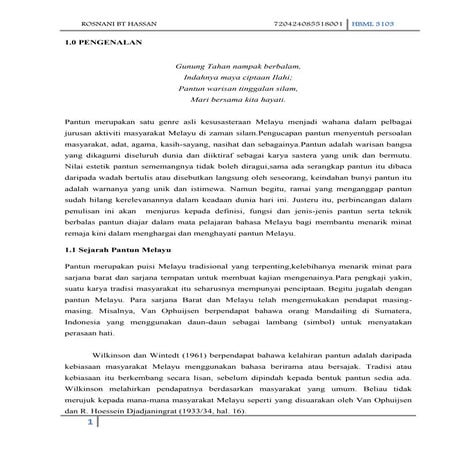 Asigment pantun sem9 | DOCX