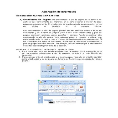 Tarea de informática | DOC