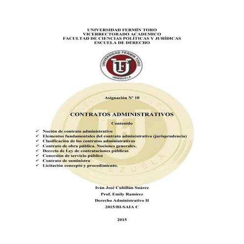Documento 1 Caracteristicas De La Contratacion Estatal En Colombia Pdf