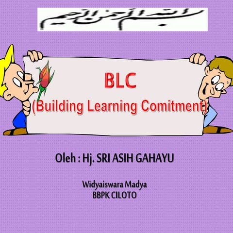 Building Learning Comitment 2019 | PPTX