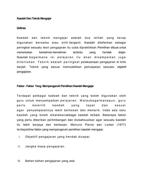 Pendekatan Cerakinan (BMM3104) | PPTX