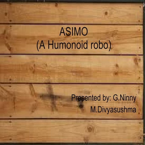 Asimo1 | PPT