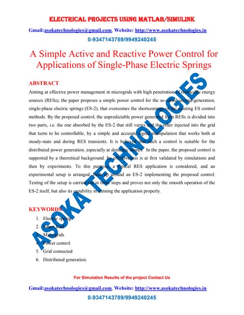 New control strategy for three phase grid-connected lcl inverters without a phase-locked loop | PDF