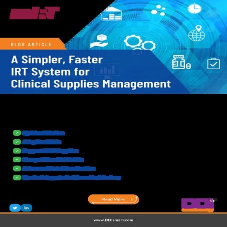 A simpler, fasterTsystem for clinical supplies management | PDF