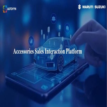 Accessories Sales Interaction Platform slides | PPT