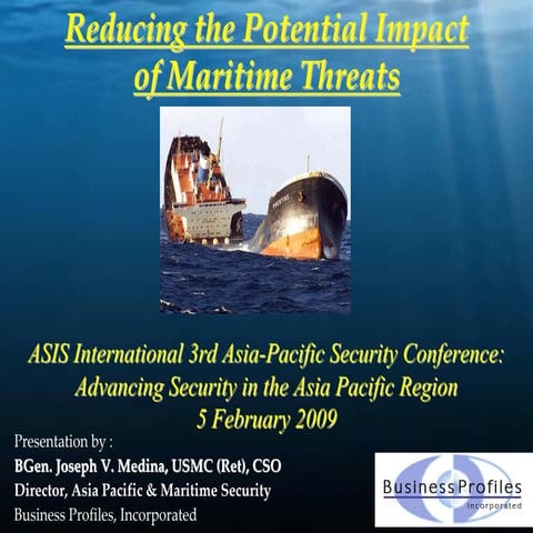 Reducing maritime threats | PDF