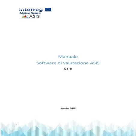 ASIS - Evaluation tool handbook - Manuale Software di valutazione ASIS | PDF