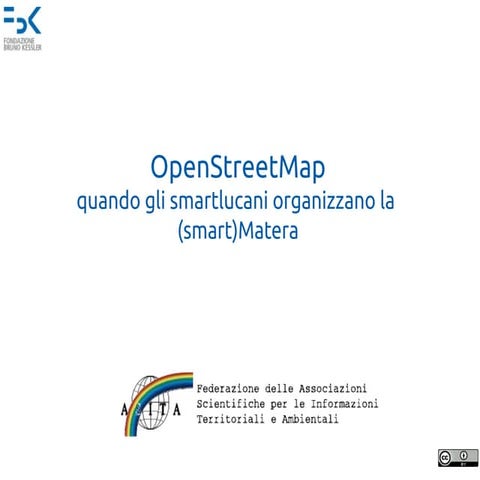 OpenStreetMap quando gli smartcitizen organizzano le (smart)city | PDF | Technology & Computing