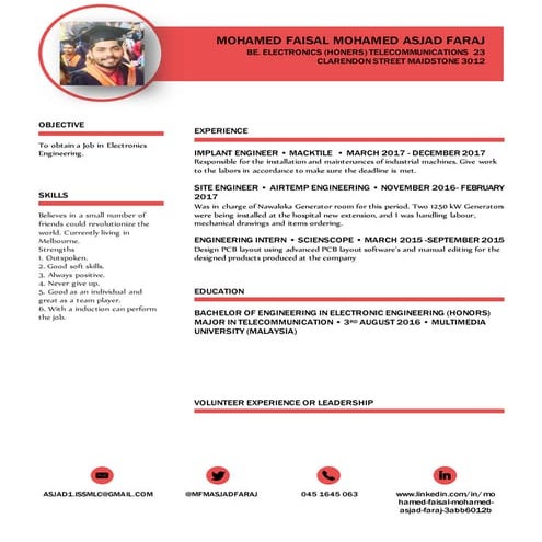 Asjad Faisal resume | DOCX